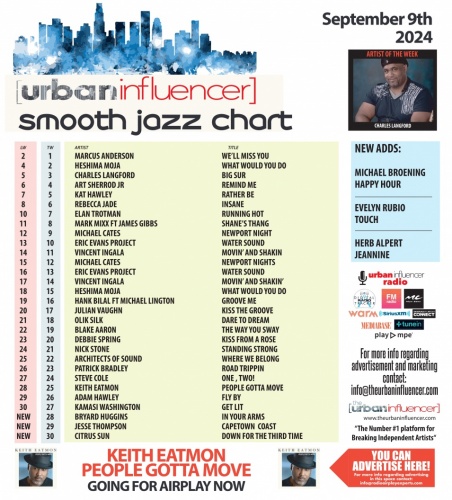 Smooth Jazz Chart: Sep 9th 2024